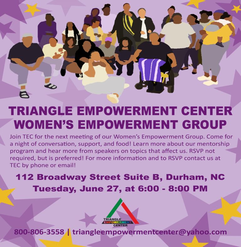 Women's Empowerment Group with TEC - Region 6 Network of Care and ...